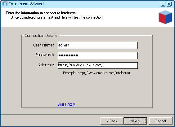 Create Test And Edit An Intelecrm Connection Riva Engine Knowledgebase