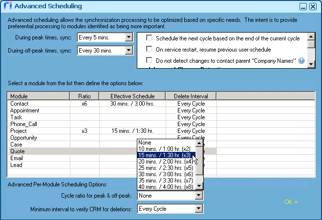 Riva Sync Policy Advanced Scheduling Options Riva Engine Knowledgebase