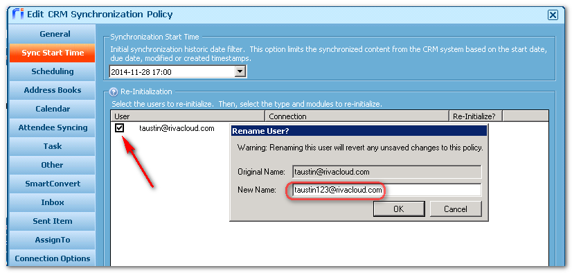 Rename Users In A Riva Sync Policy Riva Engine Knowledgebase