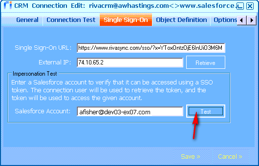 Enable Riva For Sso And Test The Salesforce Target Users Riva