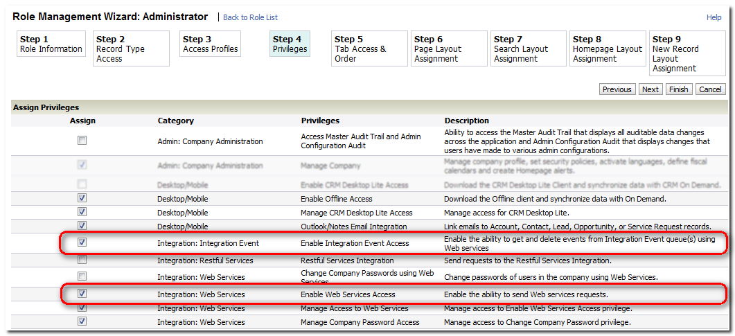Prepare Oracle CRM On Demand for Riva – Riva Engine Knowledgebase
