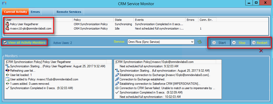 Riva Service Monitor Application Riva Engine Knowledgebase 