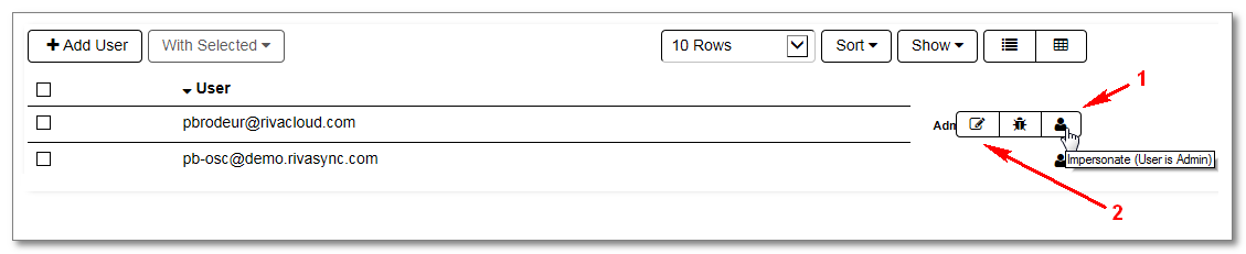 Edit a User in The User Manager: Riva Cloud Admin – Riva Engine Knowledgebase