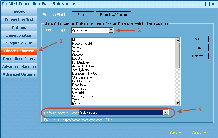 Define The Default RecordType When Creating Salesforce Entries – Riva Engine Knowledgebase