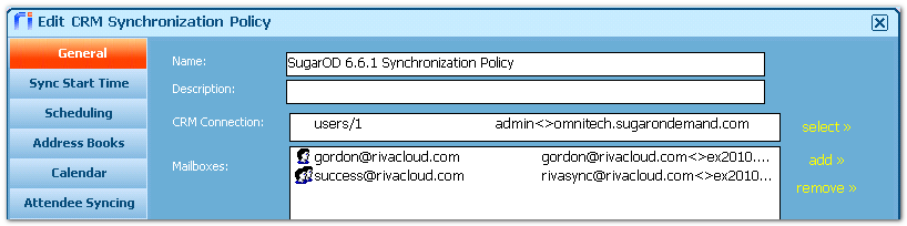 How Do You Want Riva On Premise To Sync Your Crm And Ibm Notes Data Riva Engine Knowledgebase