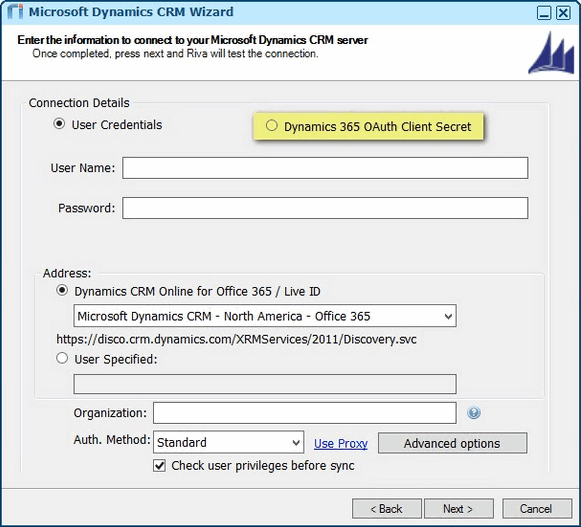Create And Test Client Secret Based Dynamics Crm Oauth Connection Riva Engine Knowledgebase