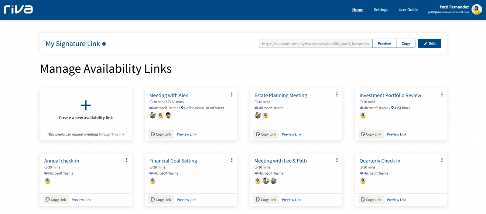 Bookings in Riva Portal – Riva Engine Knowledgebase