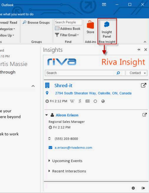 Install The Riva Insight Outlook Web Add-In From Your Outlook Client – Riva Engine Knowledgebase