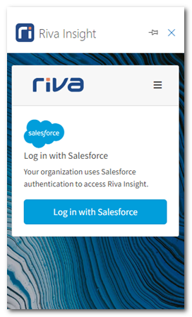 Riva Insight Cloud: Login with Salesforce – Riva Engine Knowledgebase