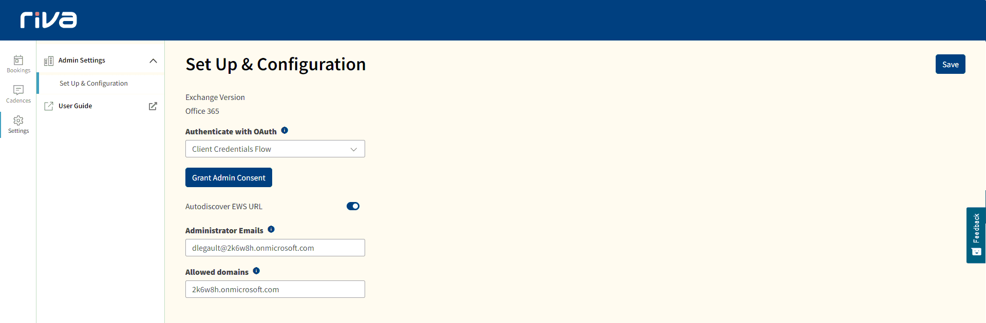 Setup & Configuration of Sales Engagement Features – Riva Engine Knowledgebase