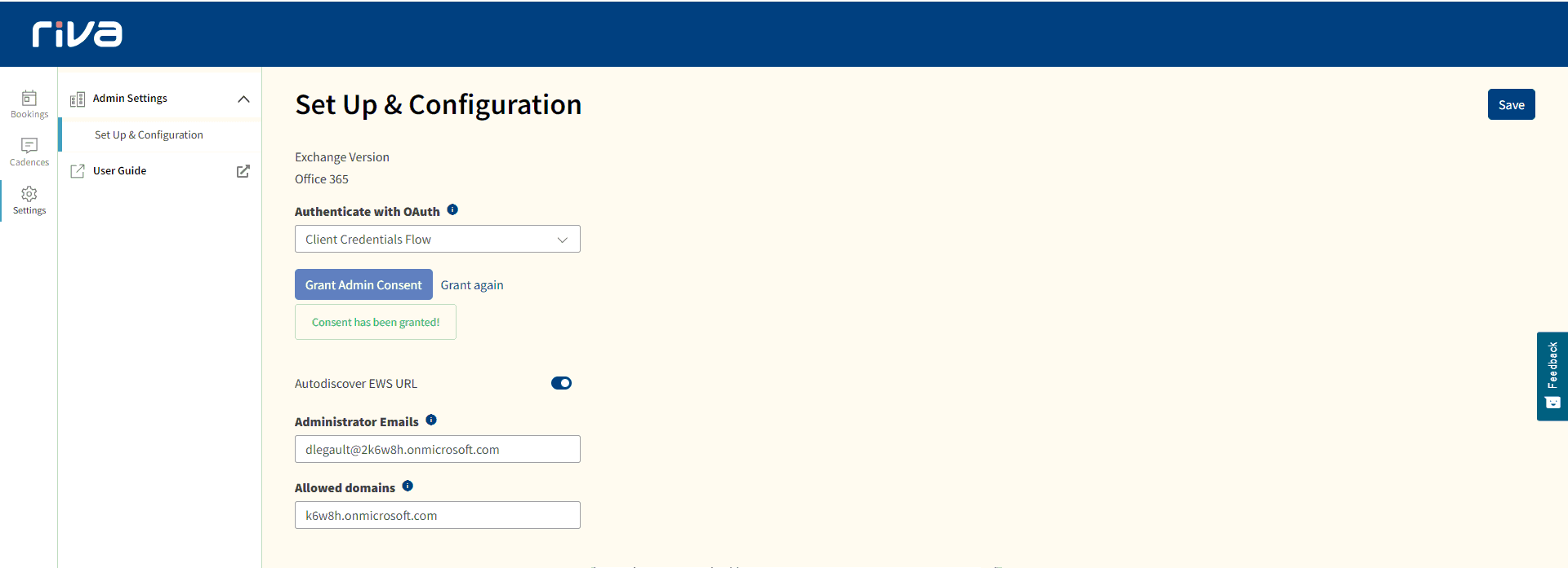 Setup & Configuration of Sales Engagement Features – Riva Engine Knowledgebase