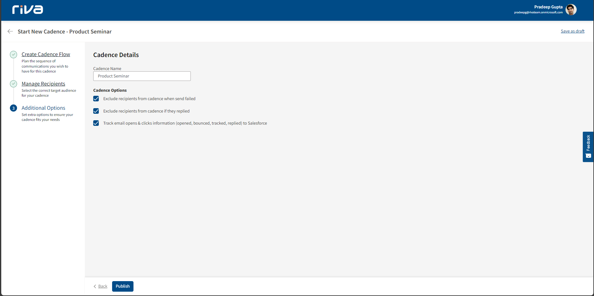 Cadence – Riva Engine Knowledgebase
