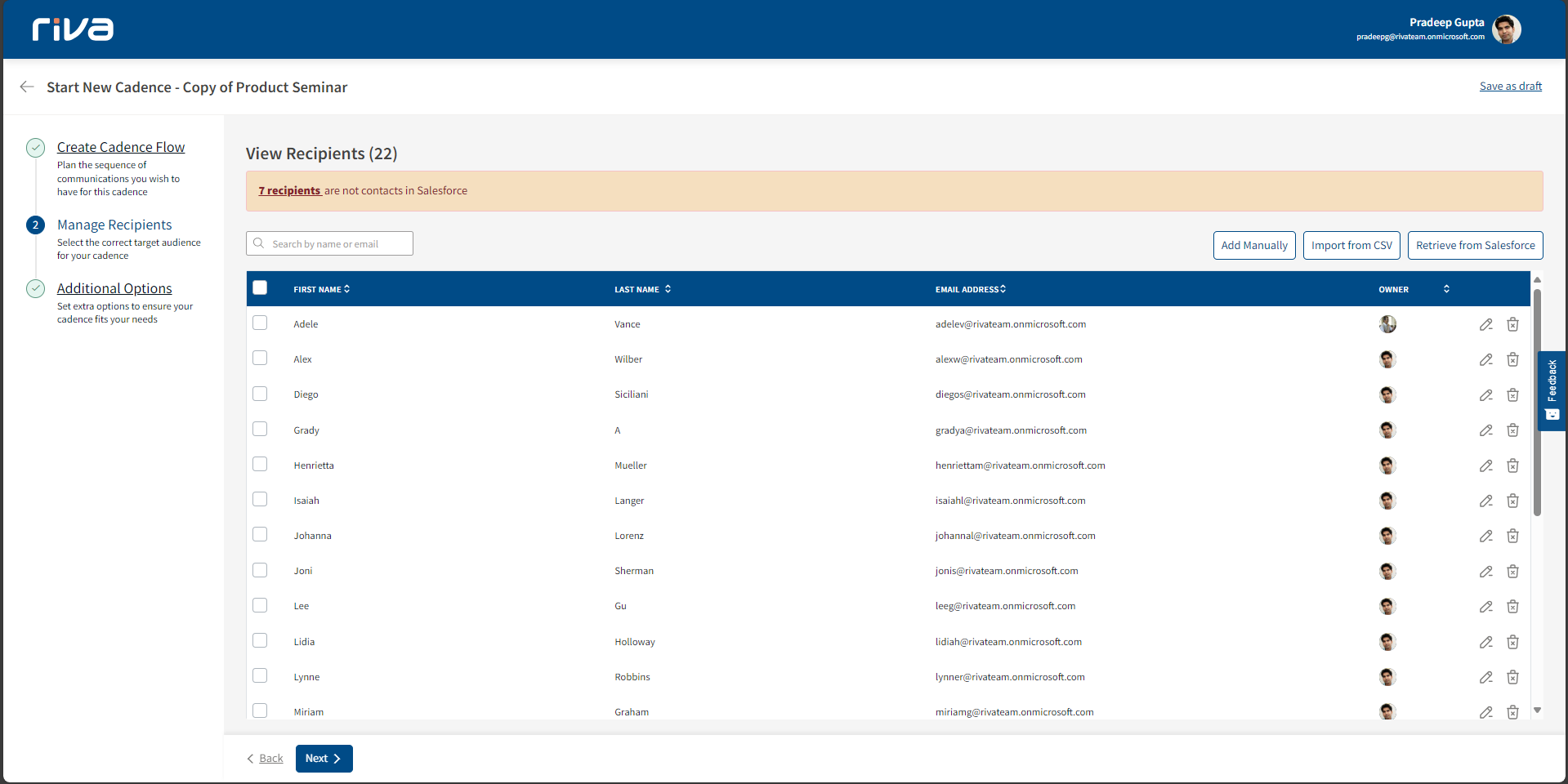 Cadence – Riva Engine Knowledgebase