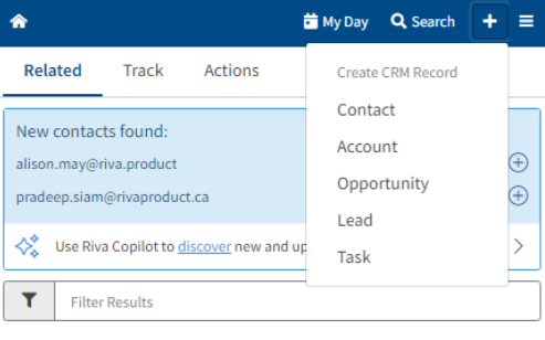 Manage CRM Records From Riva Insight: End-User Guide – Riva Engine Knowledgebase